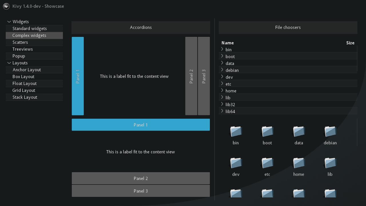 Kivy file extensions Kivy file extensions