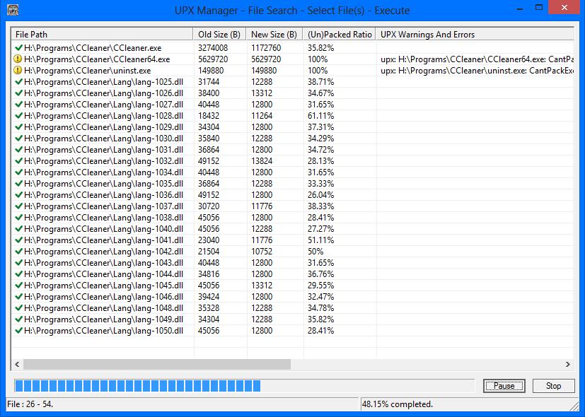 Ultimate Packer for eXecutable file extensions Ultimate Packer for eXecutable file extensions