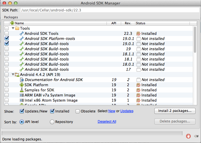 Google Android SDK for Mac file extensions Google Android SDK for Mac file extensions