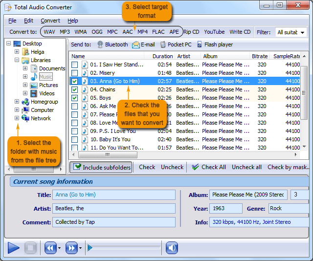 Total Audio Converter file extensions Total Audio Converter file extensions