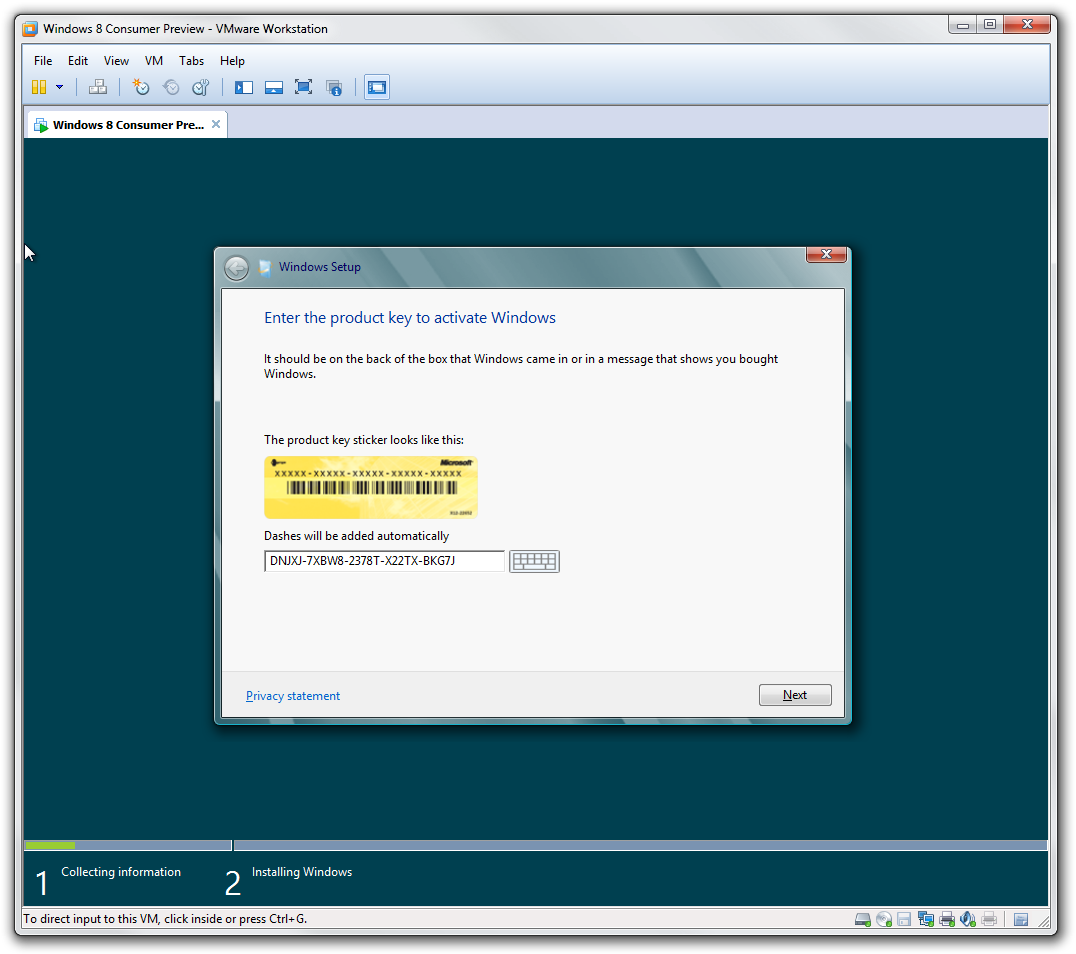 Guide: Install Windows 8 as a virtual machine with VMware Guide: Install Windows 8 as a virtual machine with VMware