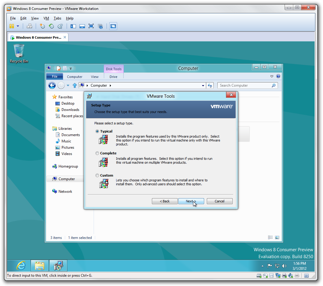 Guide: Install Windows 8 as a virtual machine with VMware Guide: Install Windows 8 as a virtual machine with VMware