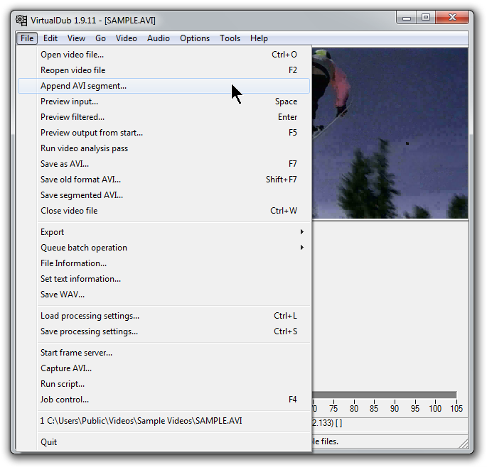 Guide VirtualDub - File-Extensions.org
