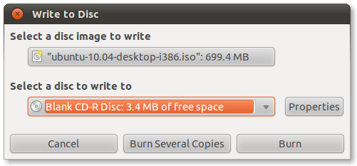 Cómo grabar una imagen de disco ISO en Linux - File-Extensions.org