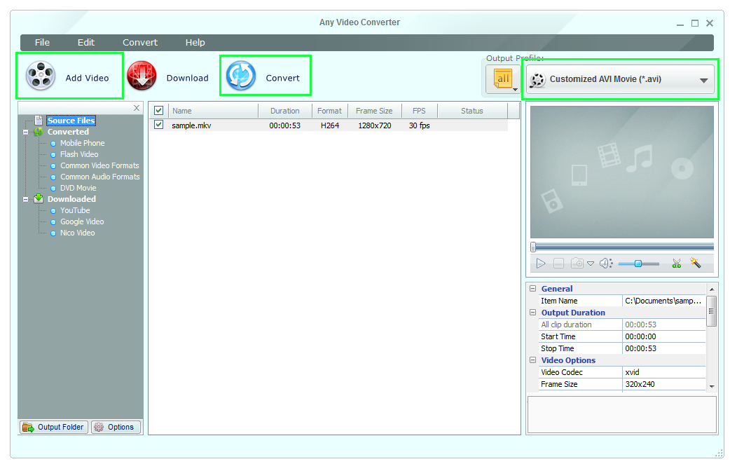 How to convert MKV to AVI - File-Extensions.org