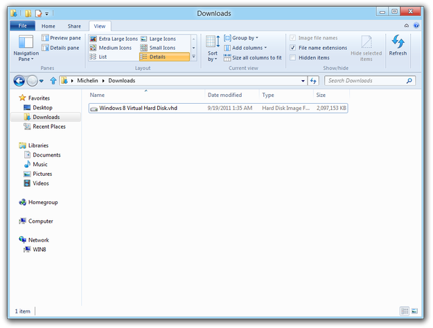 Hidden file extensions in Windows 8 - File-Extensions.org