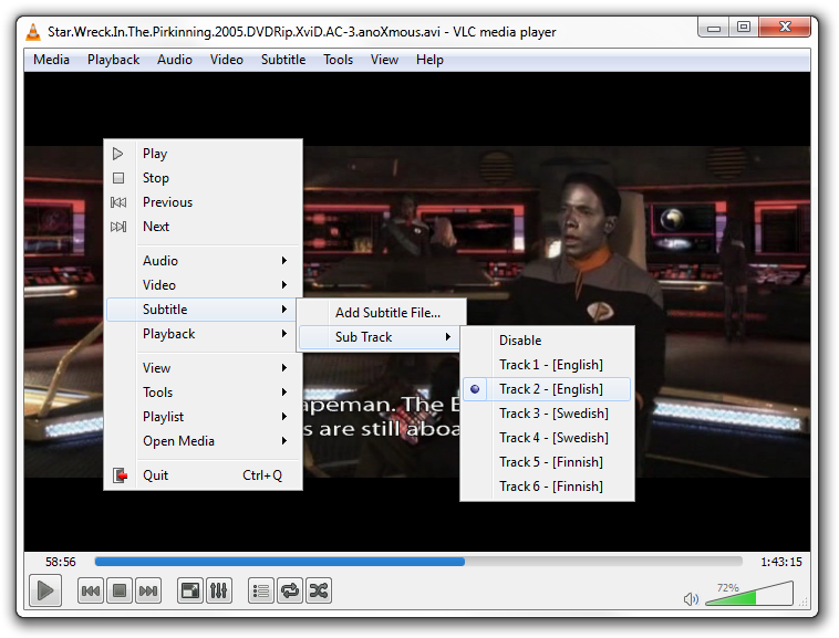 How to watch movies with subtitles - File-Extensions.org