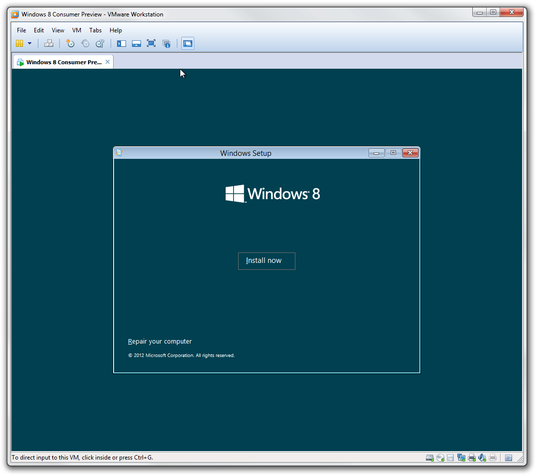 Guide: Install Windows 8 as a virtual machine with VMware - File ...
