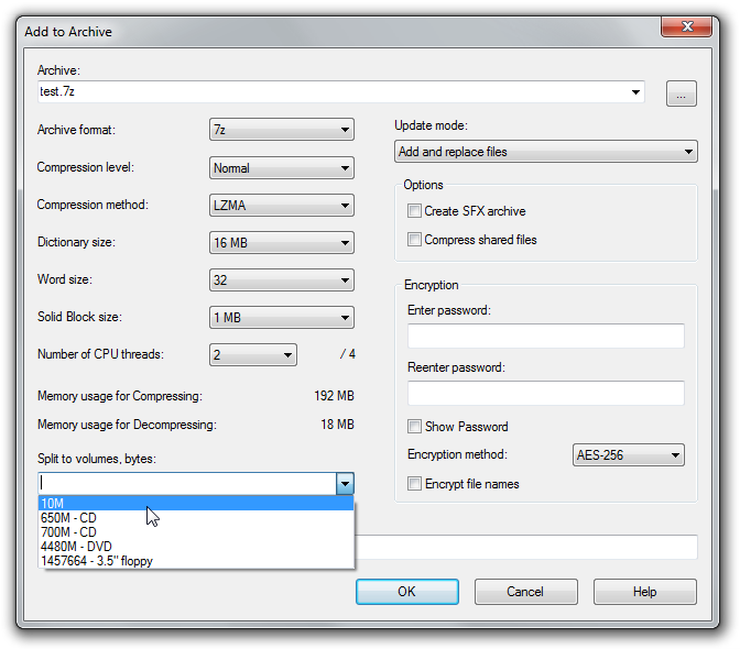 Informations utiles sur les archives multi-volumes - File-Extensions.org