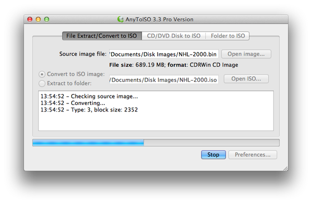 Convertir BIN en ISO sur Mac - File-Extensions.org