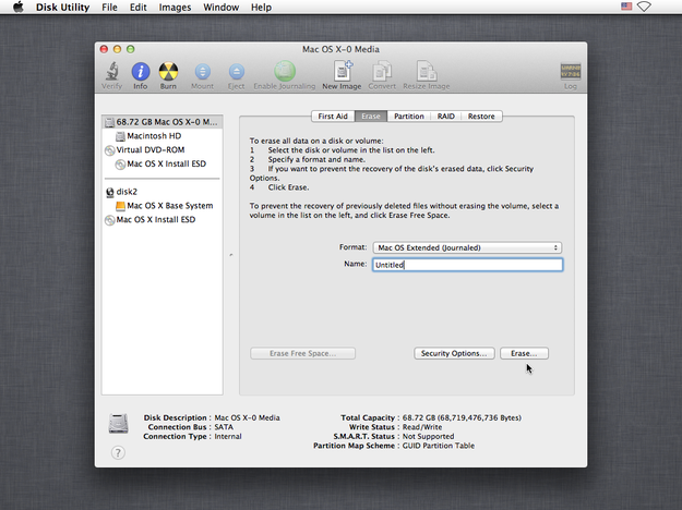 Install clean Mac OS X Mountain Lion - File-Extensions.org