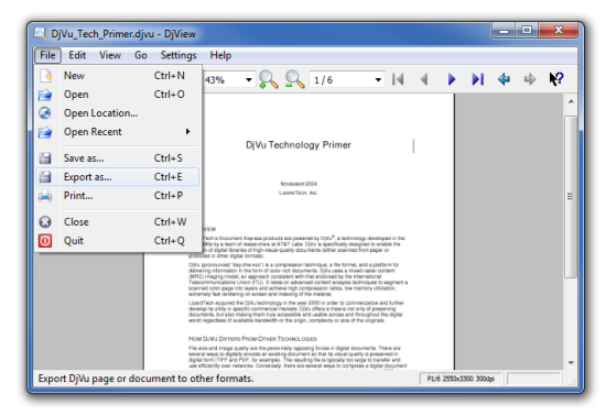 Ouvrir et convertir DjVu - File-Extensions.org