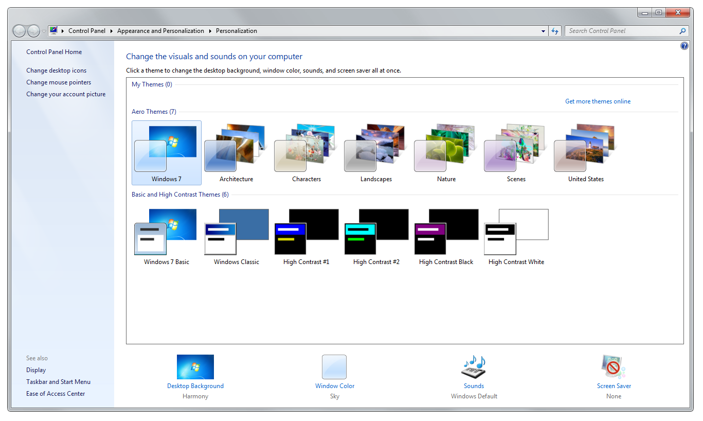 Use Windows 8 desktop themes on Windows 7 - File-Extensions.org