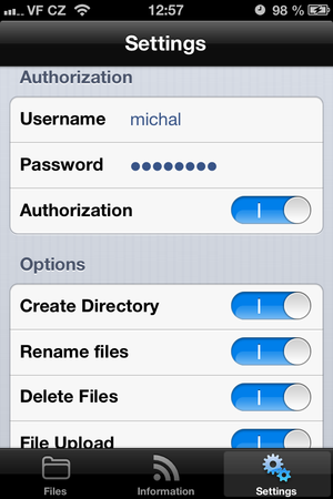Salin file ke iPhone melalui protokol FTP - File-Extensions.org