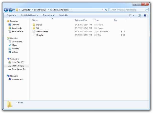 Create bootable USB flash drive with multiple Windows installations ...