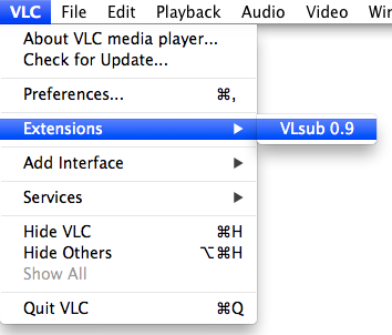 Automatically download subtitles in VLC Media Player for Mac - File ...
