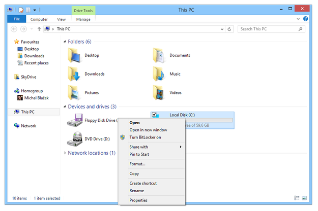 Free up drive space in Windows 8 - File-Extensions.org