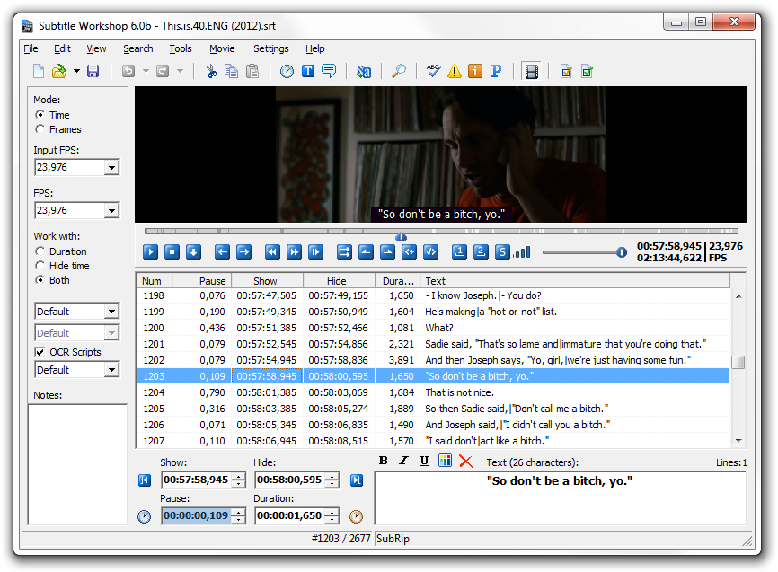 Best free software for movie subtitle editing - File-Extensions.org