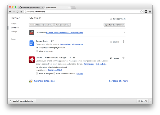 Ejecuta aplicaciones de Android en Google Chrome - File-Extensions.org