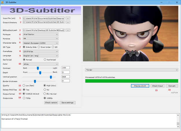 Create subtitles for 3D movies - File-Extensions.org