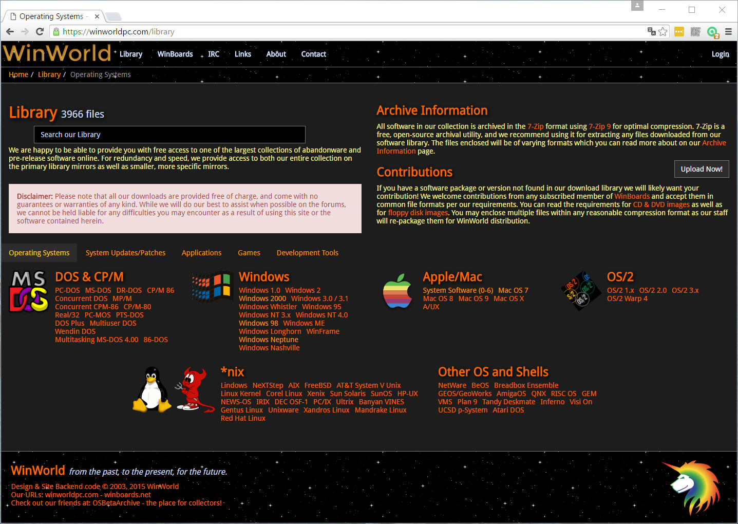 Mejores sitios web con software antiguo - File-Extensions.org