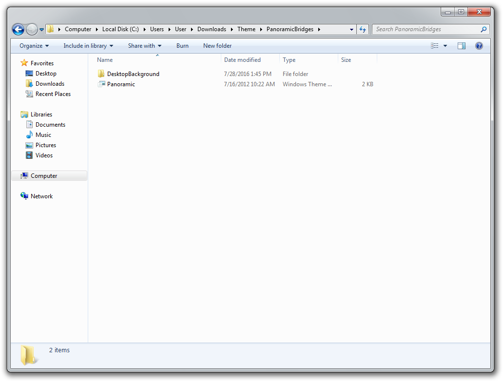 Usa temas de escritorio de Windows 10 en Windows 7 - File-Extensions.org