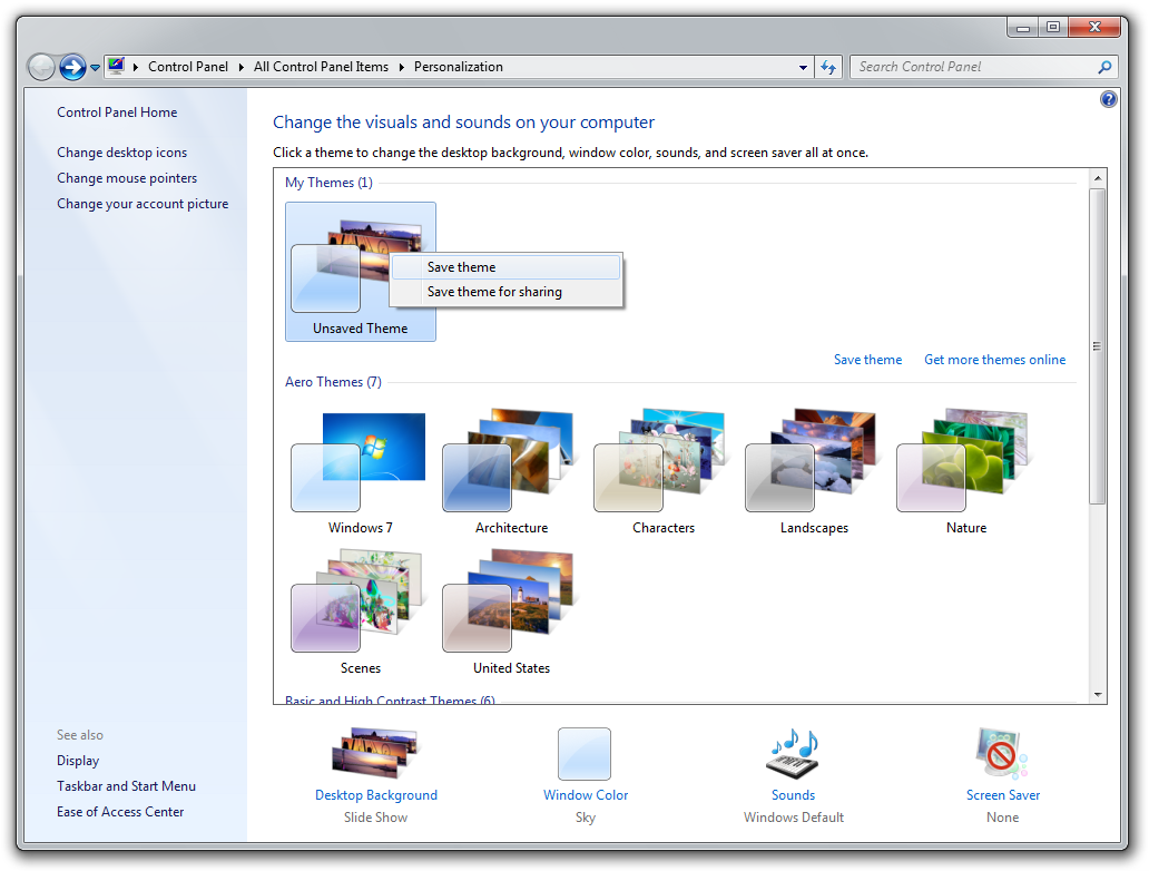 Use Windows 10 desktop themes on Windows 7 - File-Extensions.org