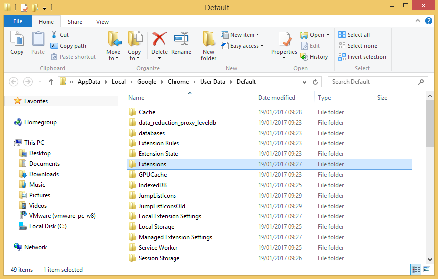 Backup Chrome Extensions - File-Extensions.org