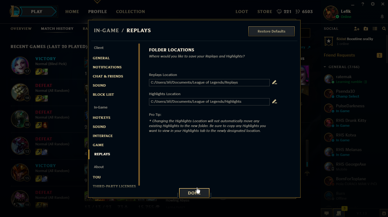 Sledujte záznamy z League of Legends - File-Extensions.org
