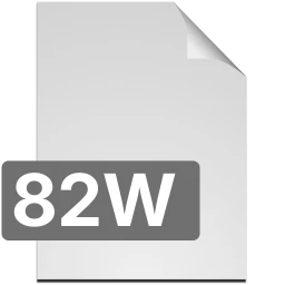 82W file: How to open? The best software for opening 82w files