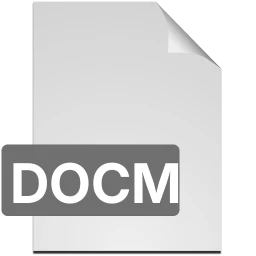 Icône docm