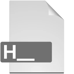 H_ file: How to open? The best software for opening h_ files