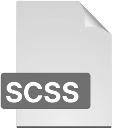Icône scss