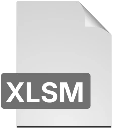 Ícone xlsm